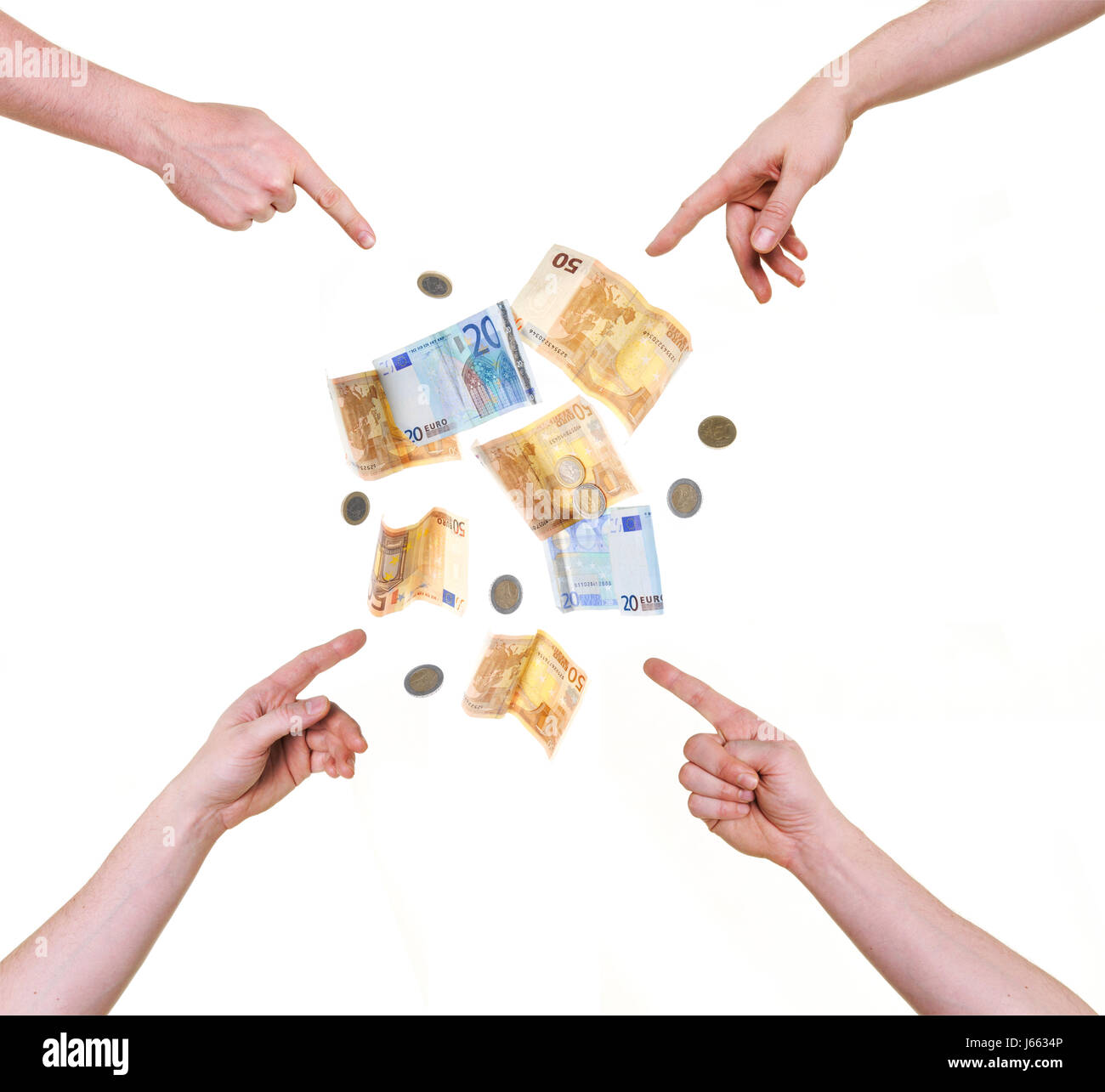 hand hands isolated euro cash cold cash money in cash money pointing ...