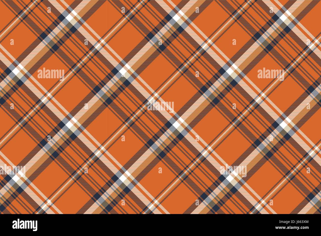 Orange check plaid seamless pattern. Vector illustration Stock Vector ...