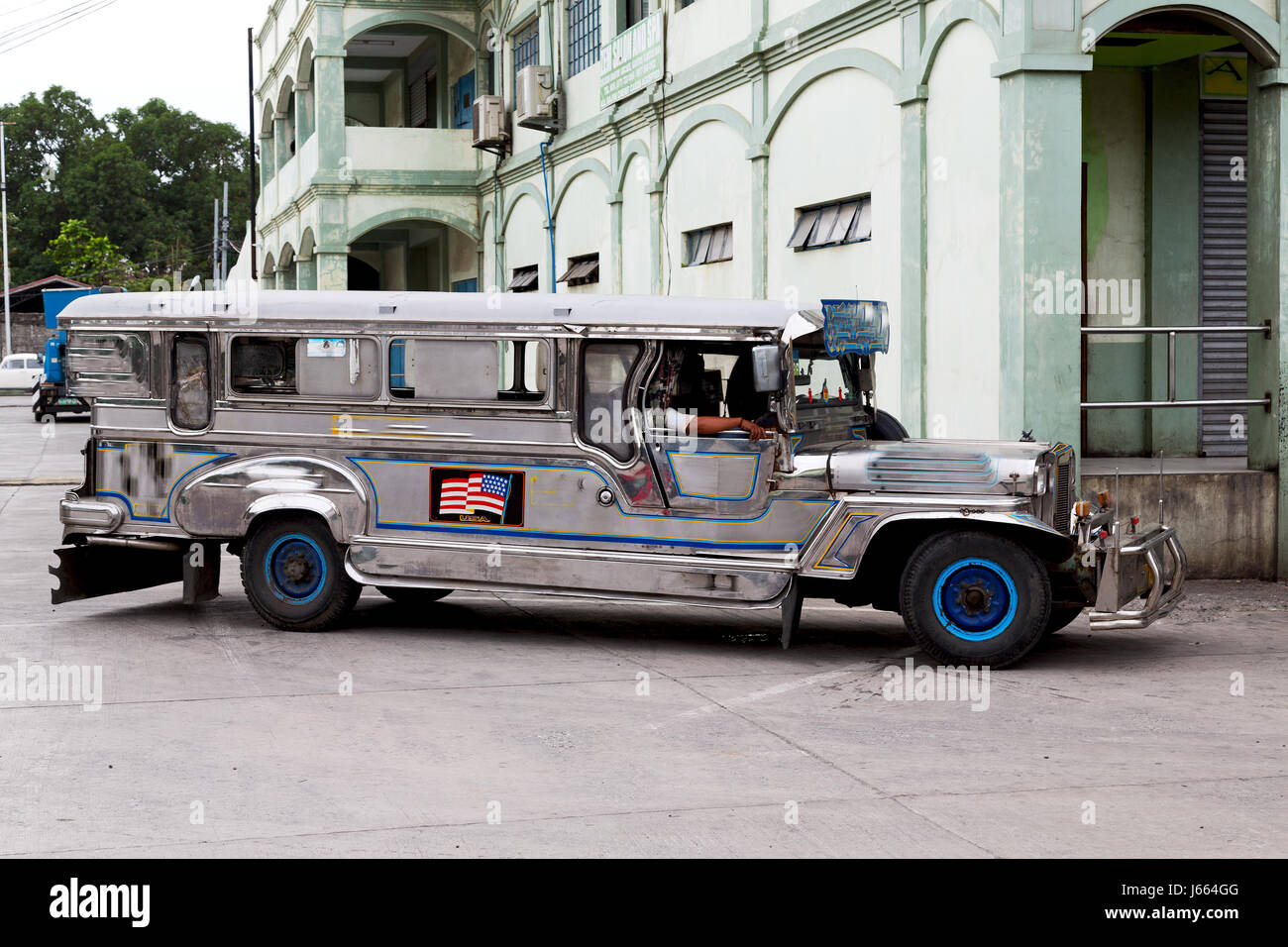 in asia philipphines the typical bus for tourist transportation Stock ...