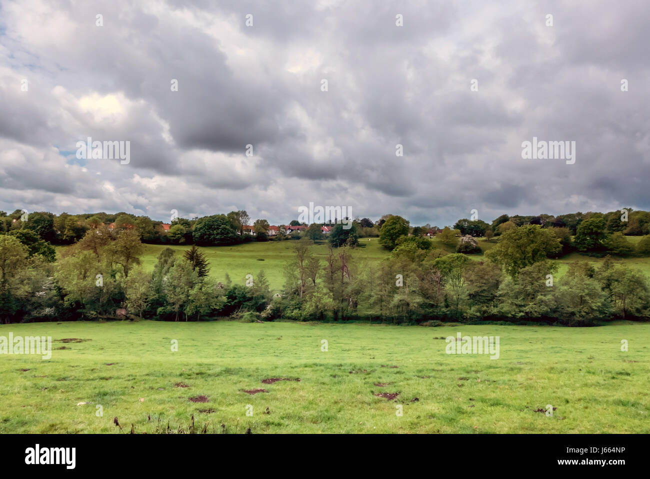Classic English countryside Stock Photo - Alamy