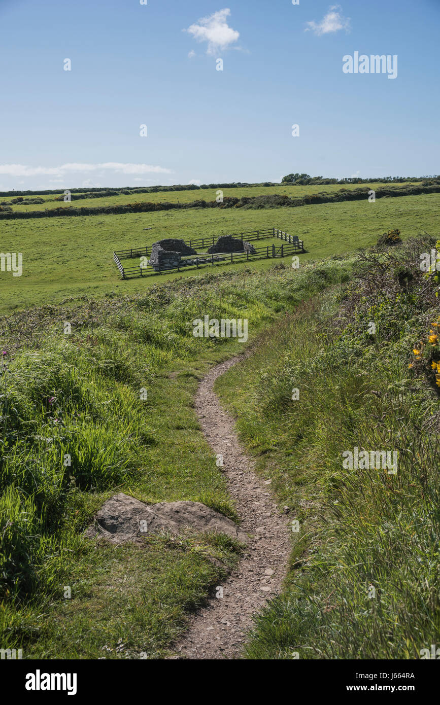 St Non’s Chapel and Holy Well, an Ancient Pilgrimage Site Overlooking ...