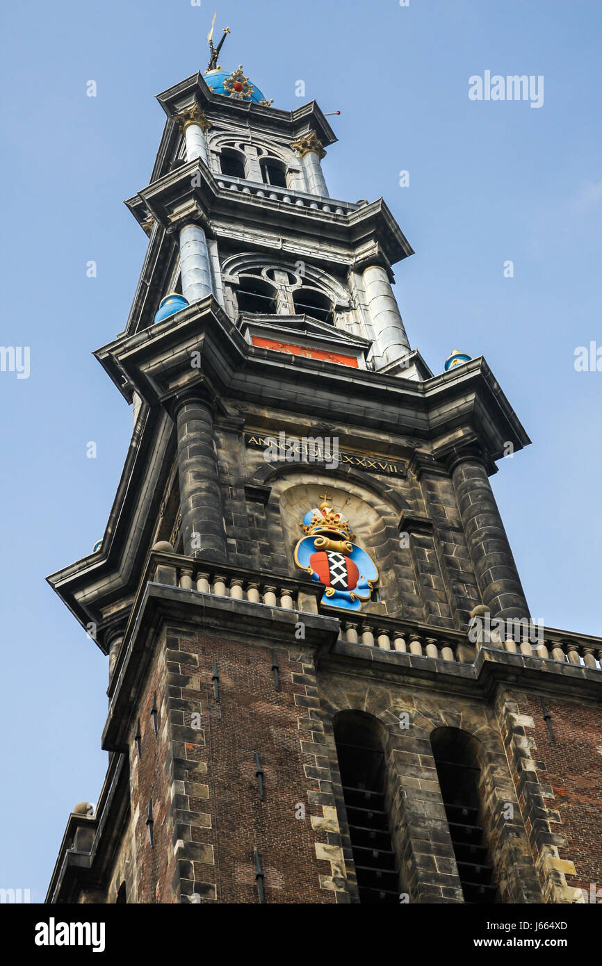 Westerkerk tower hi-res stock photography and images - Alamy