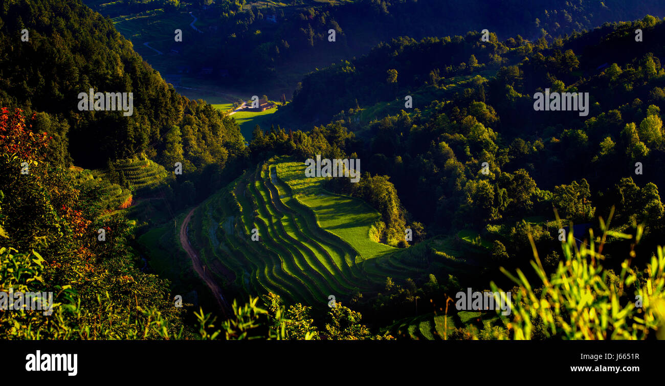 Chongqing Jiangjin rural scenery Stock Photo - Alamy