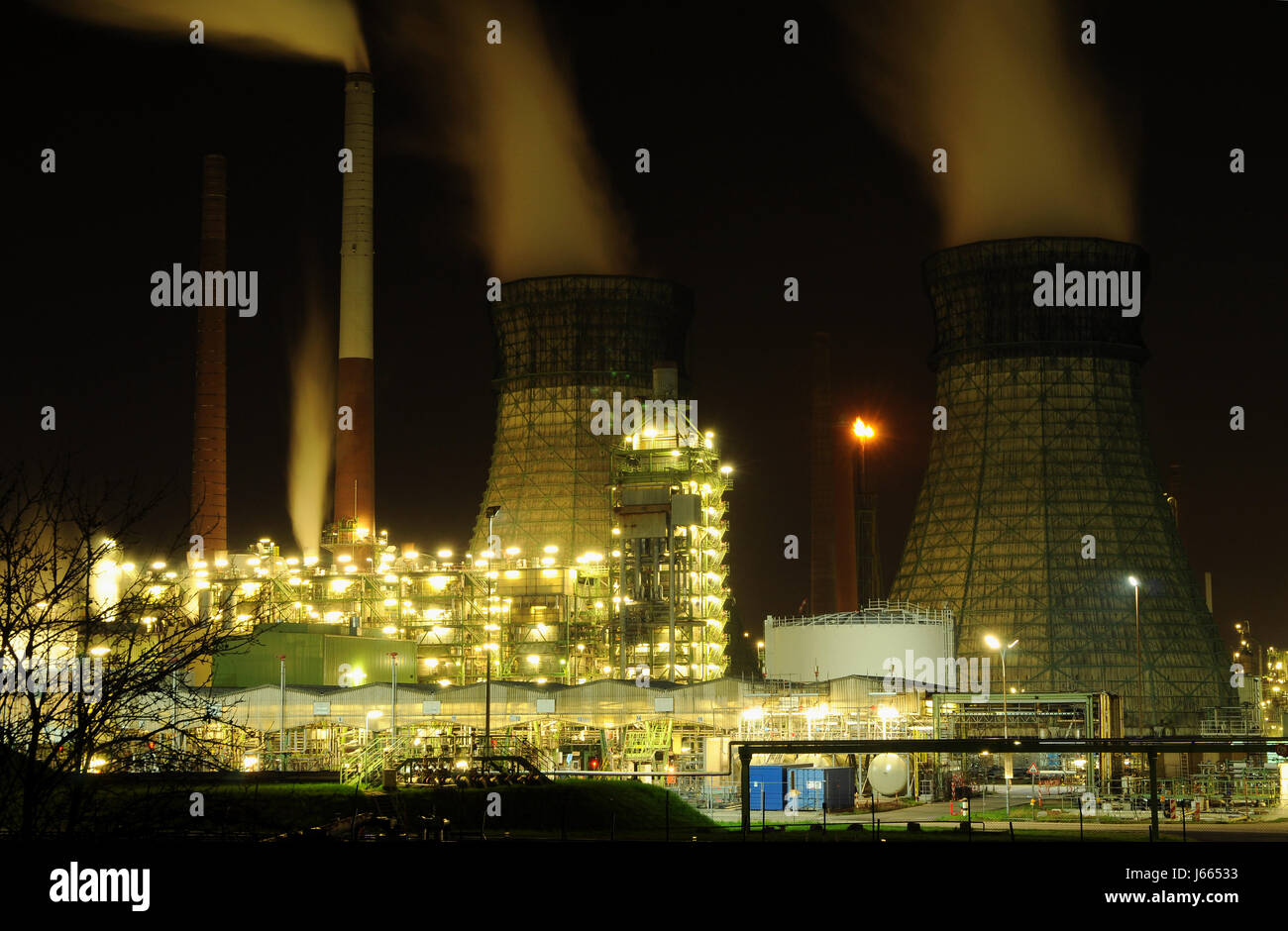industry cooling tower energy power electricity electric power work ...