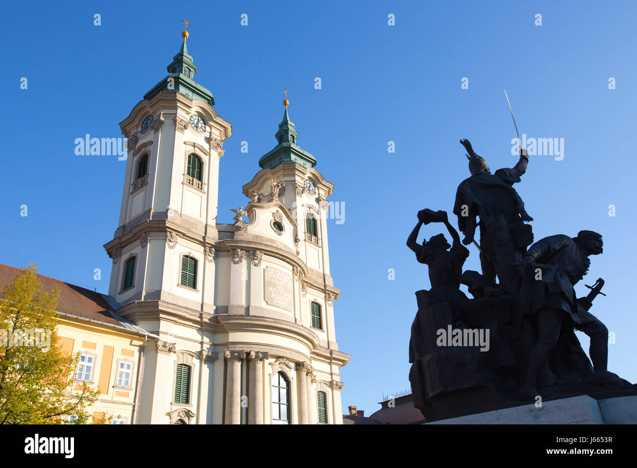Dobó Square and the Minorite church, Eger, one of the most beautiful ...