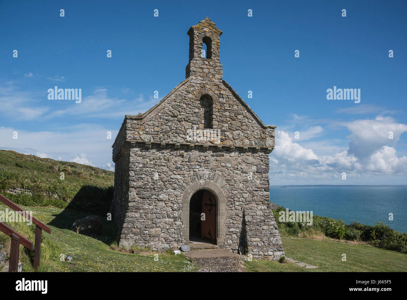 St nons chapel ruins hi-res stock photography and images - Alamy