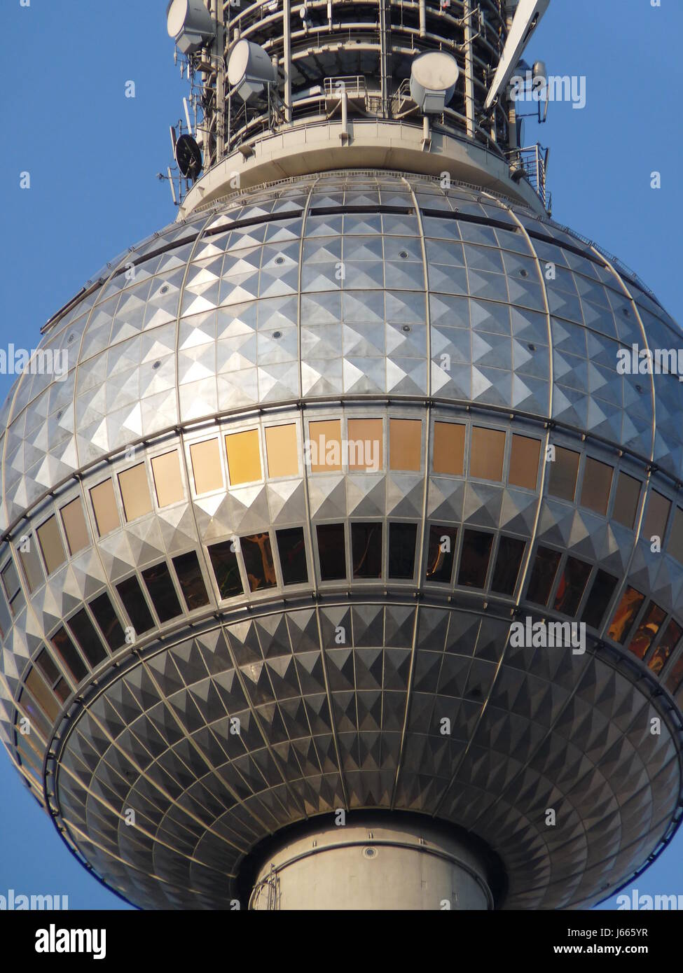 berlin television tower antenna style of construction architecture ...
