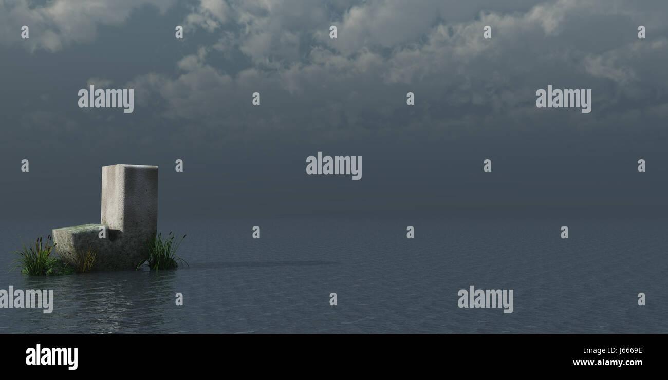 letter alphabet salt water sea ocean water sign signal monument horizon ...