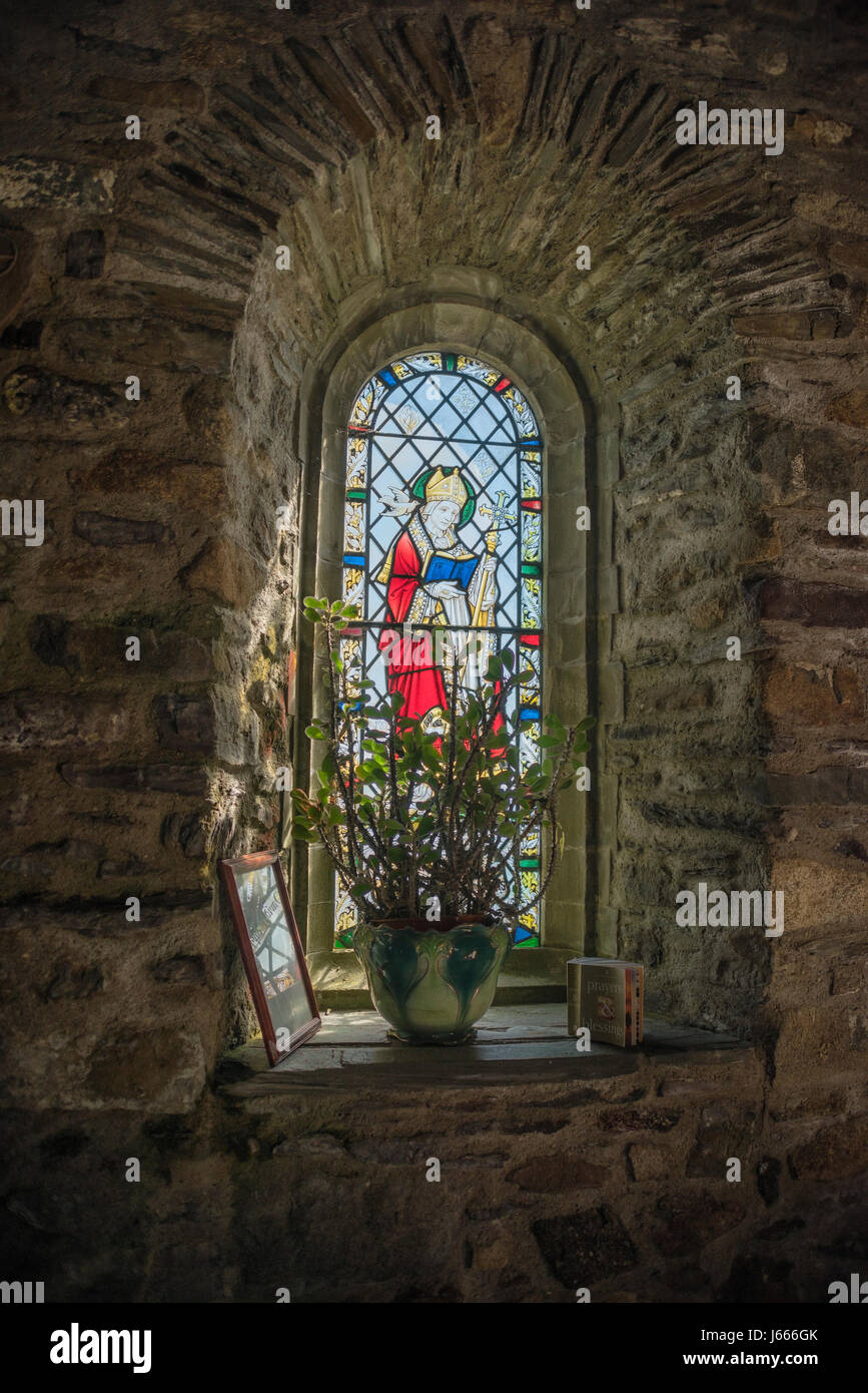 St Non’s Chapel and Holy Well, an Ancient Pilgrimage Site Overlooking ...