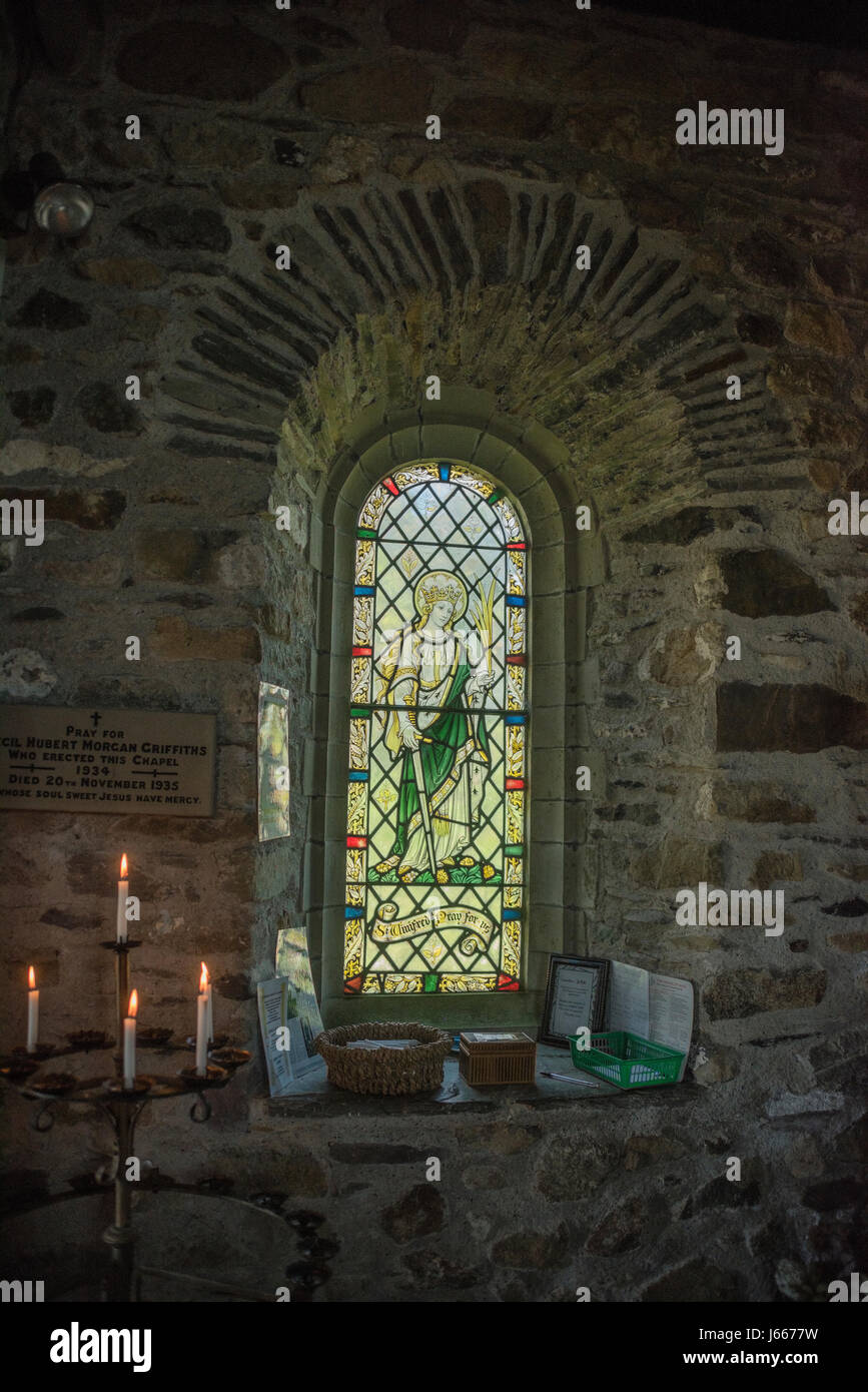 St Non’s Chapel and Holy Well, an Ancient Pilgrimage Site Overlooking ...