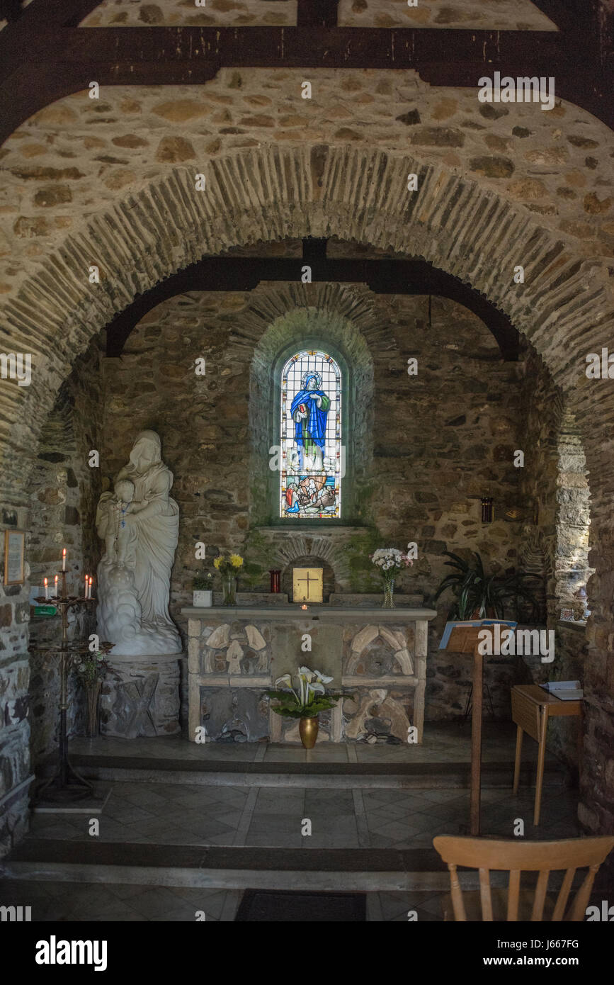 St nons chapel ruins hi-res stock photography and images - Alamy