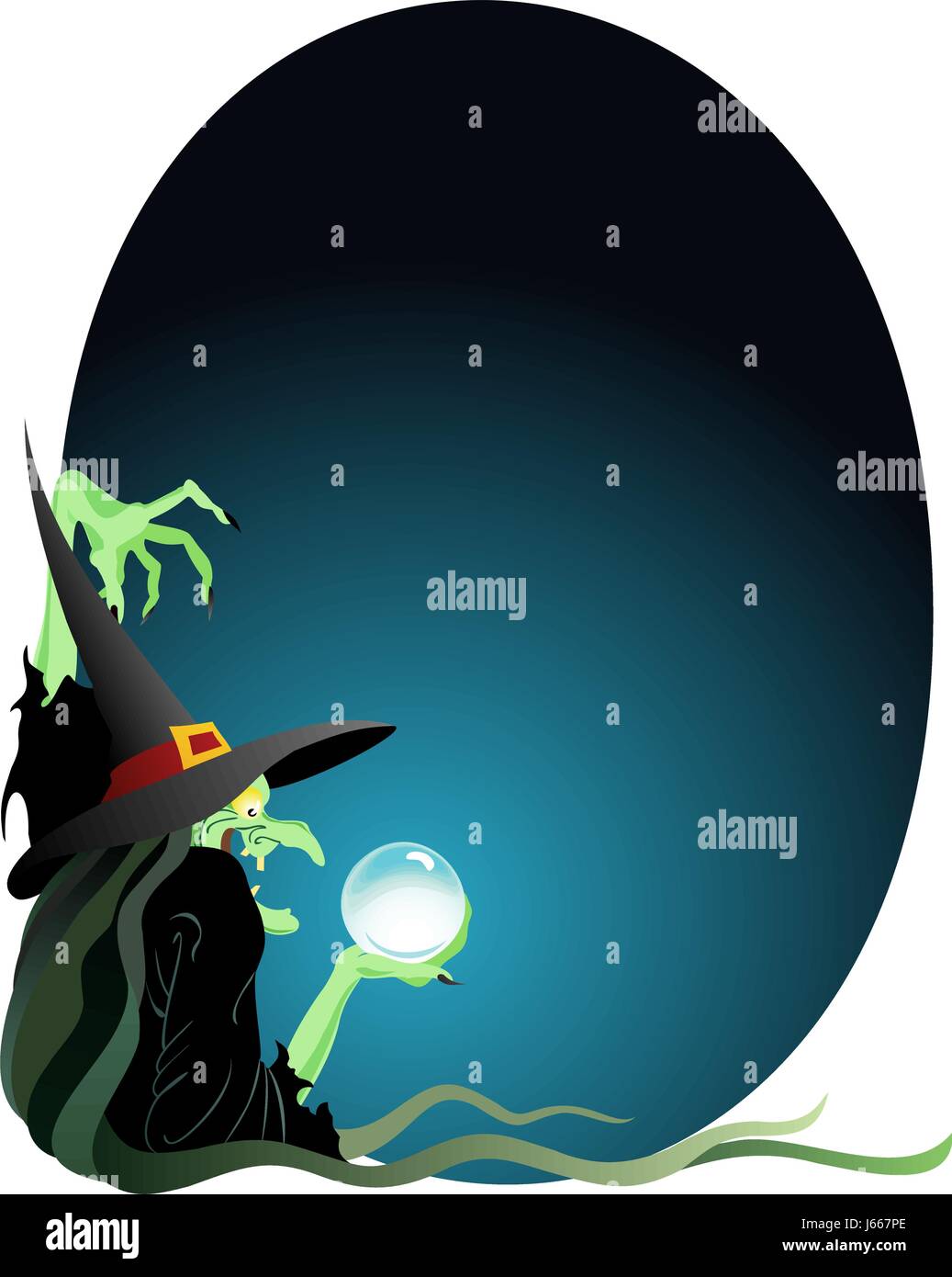 Witch Cartoon High Resolution Stock Photography and Images - Alamy