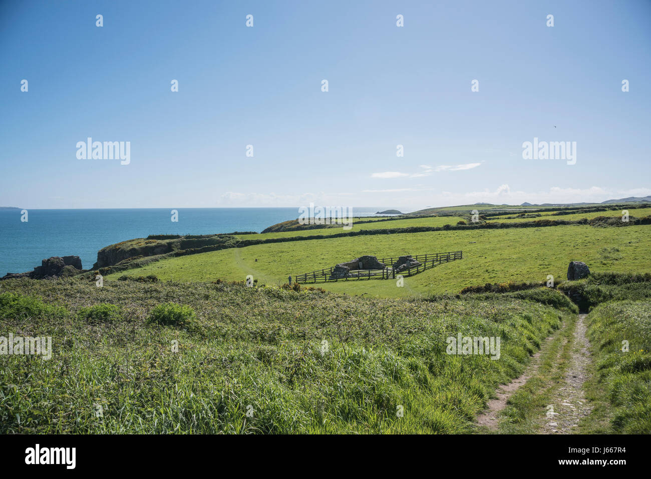 St Non’s Chapel and Holy Well, an Ancient Pilgrimage Site Overlooking ...