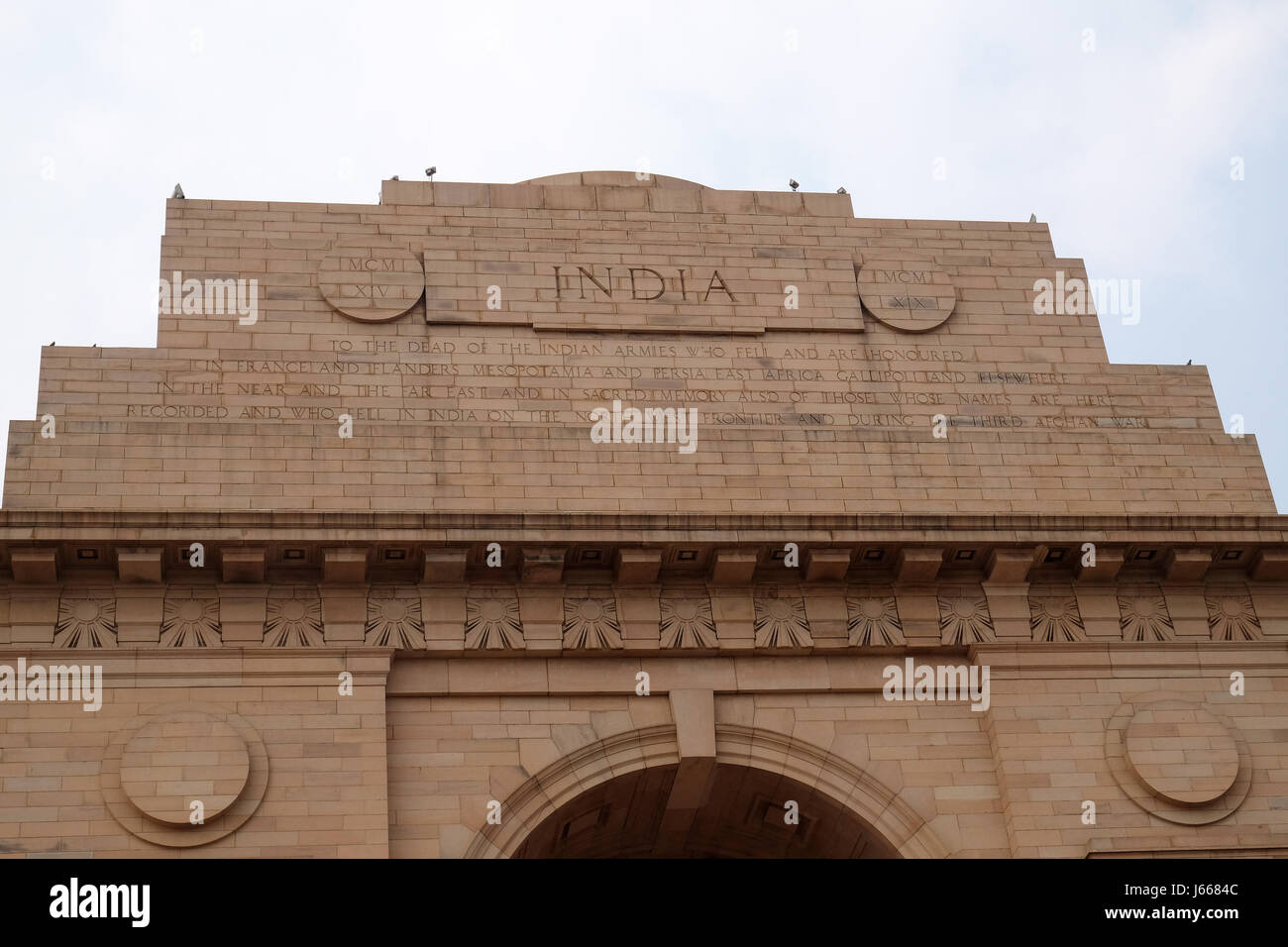 The Indian gate on February, 13, 2016, Delhi, India. The Indian gate is ...