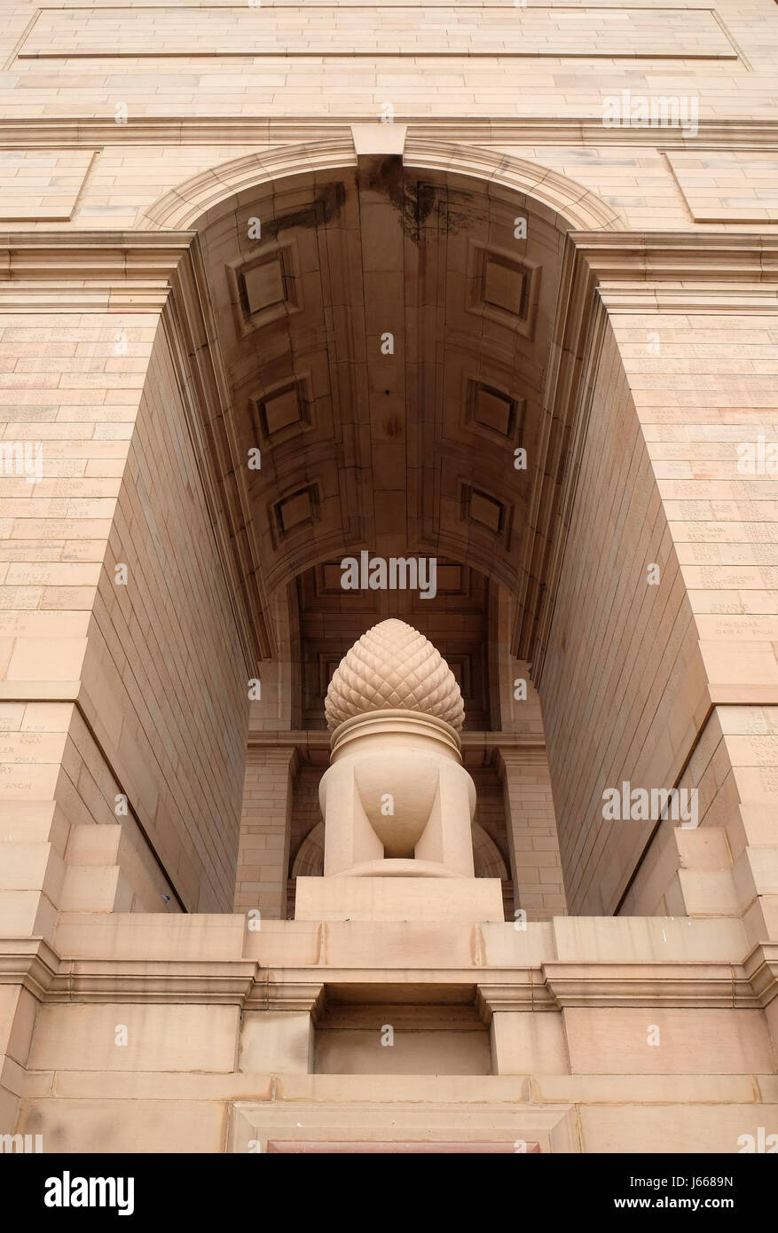 The Indian gate on February, 13, 2016, Delhi, India. The Indian gate is ...