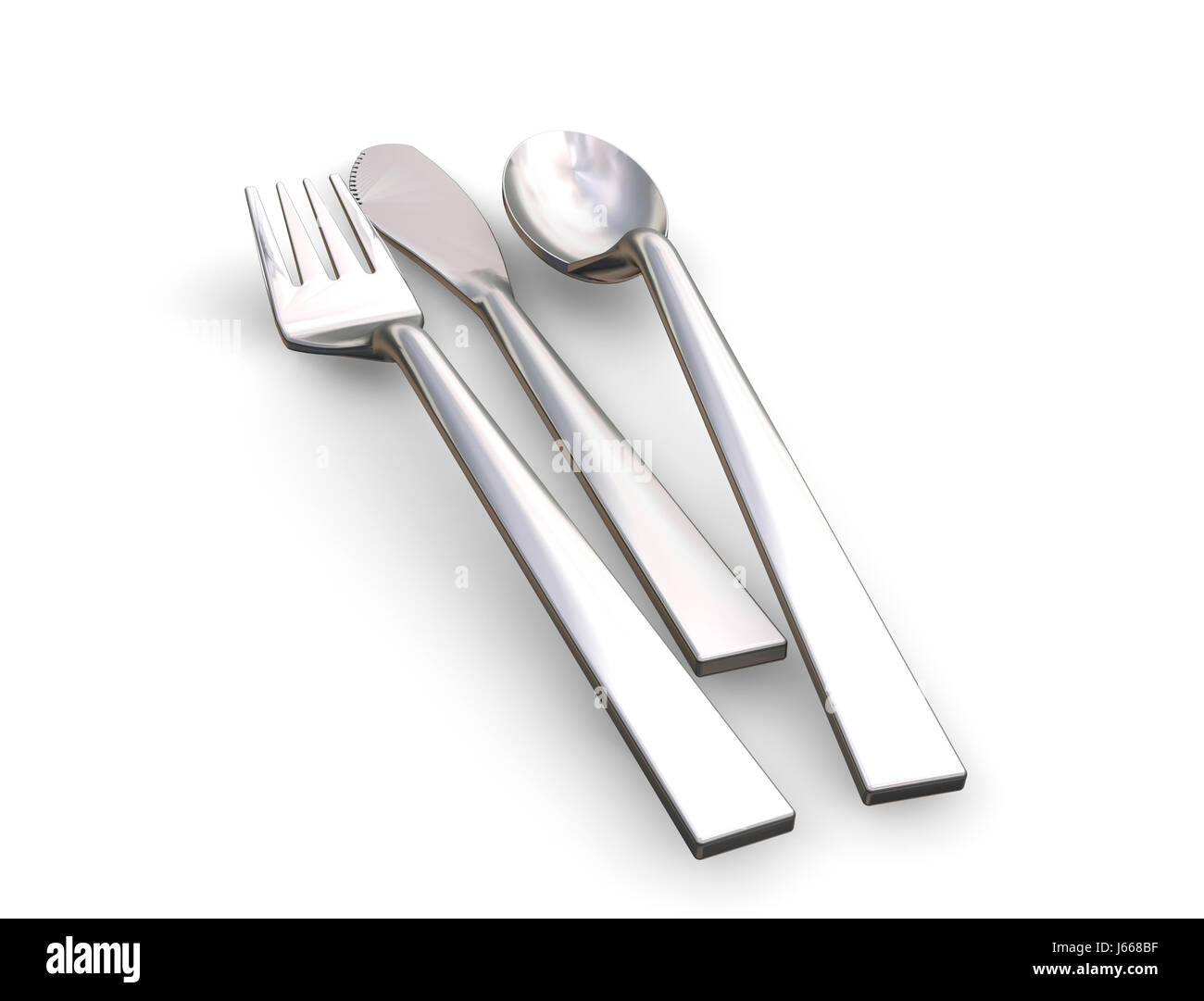 object isolated silver fork food dish meal supper dinner setting ...