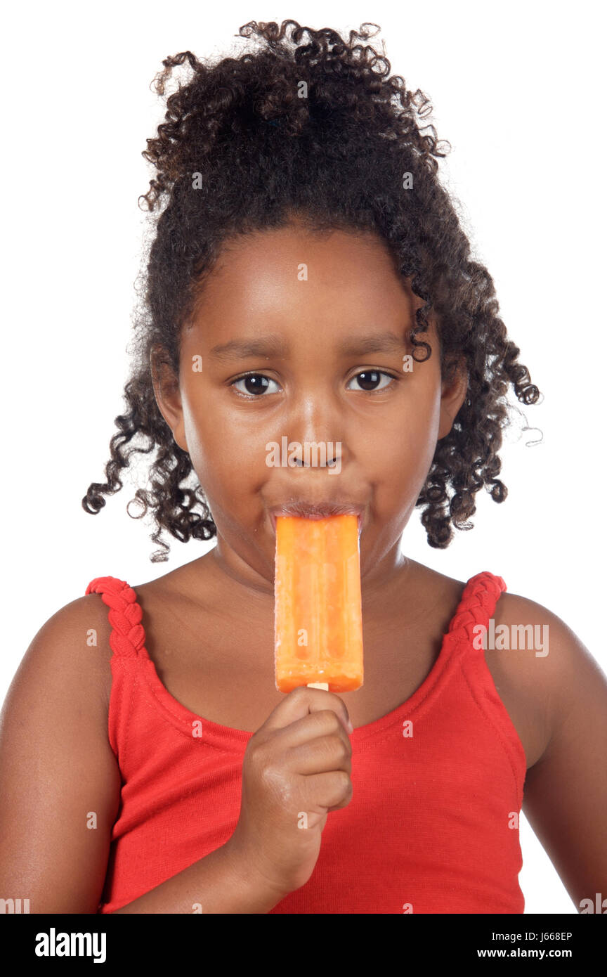 African cream eating eat eats girl girls ice humans human beings people ...