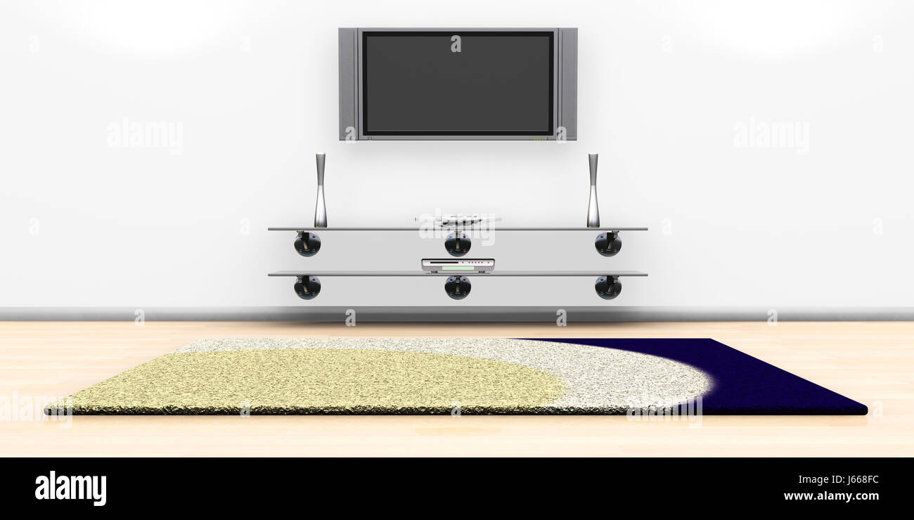 furniture modern modernity room interior wall screen television tv ...