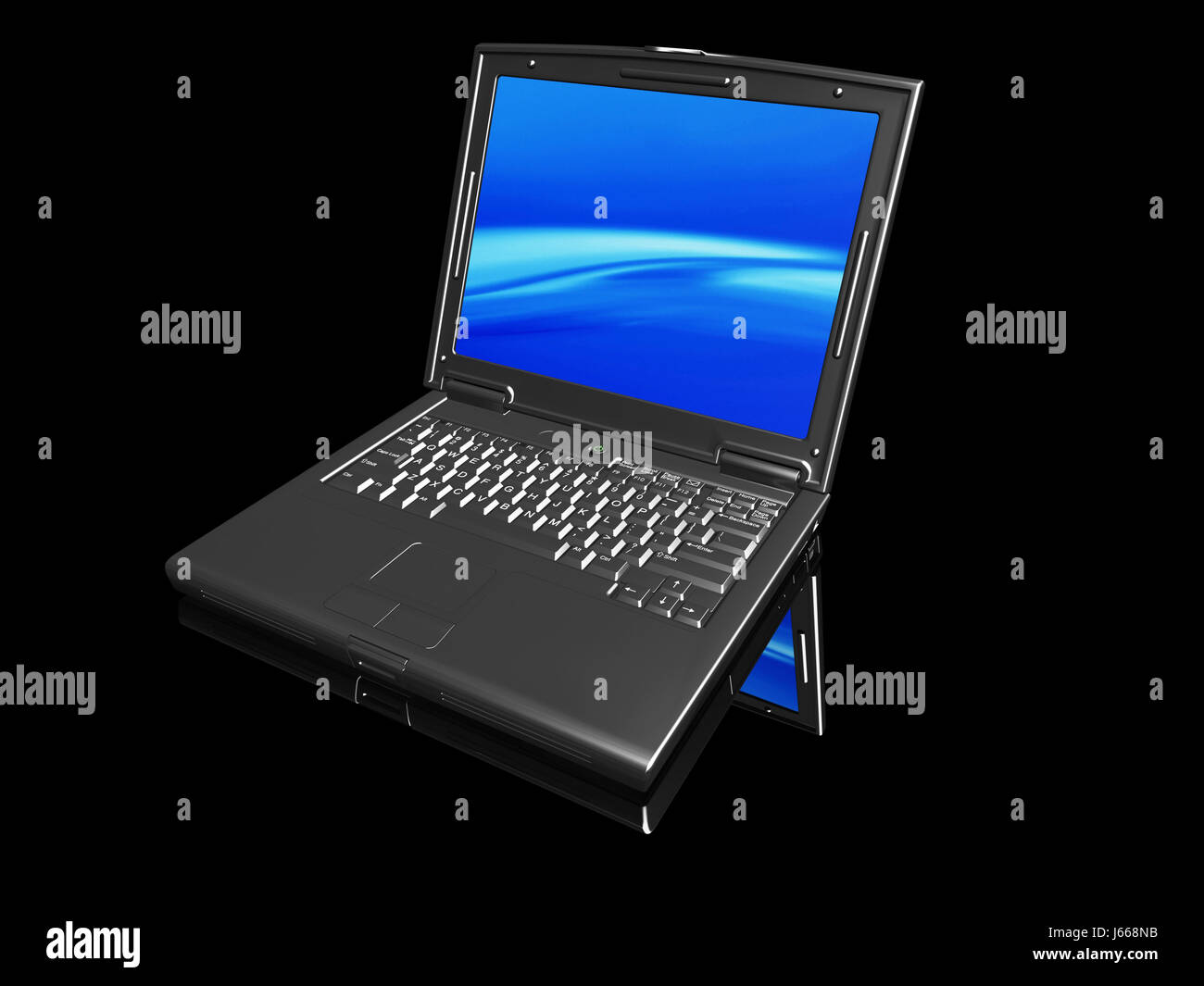 laptop notebook computers computer keyboard object isolated model ...