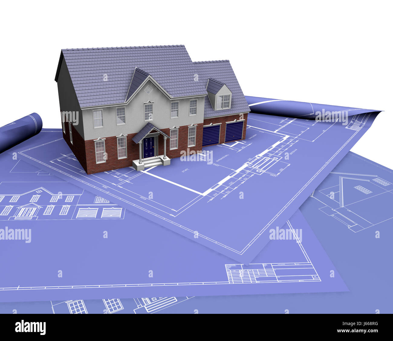 house building object model design project concept plan draft ...