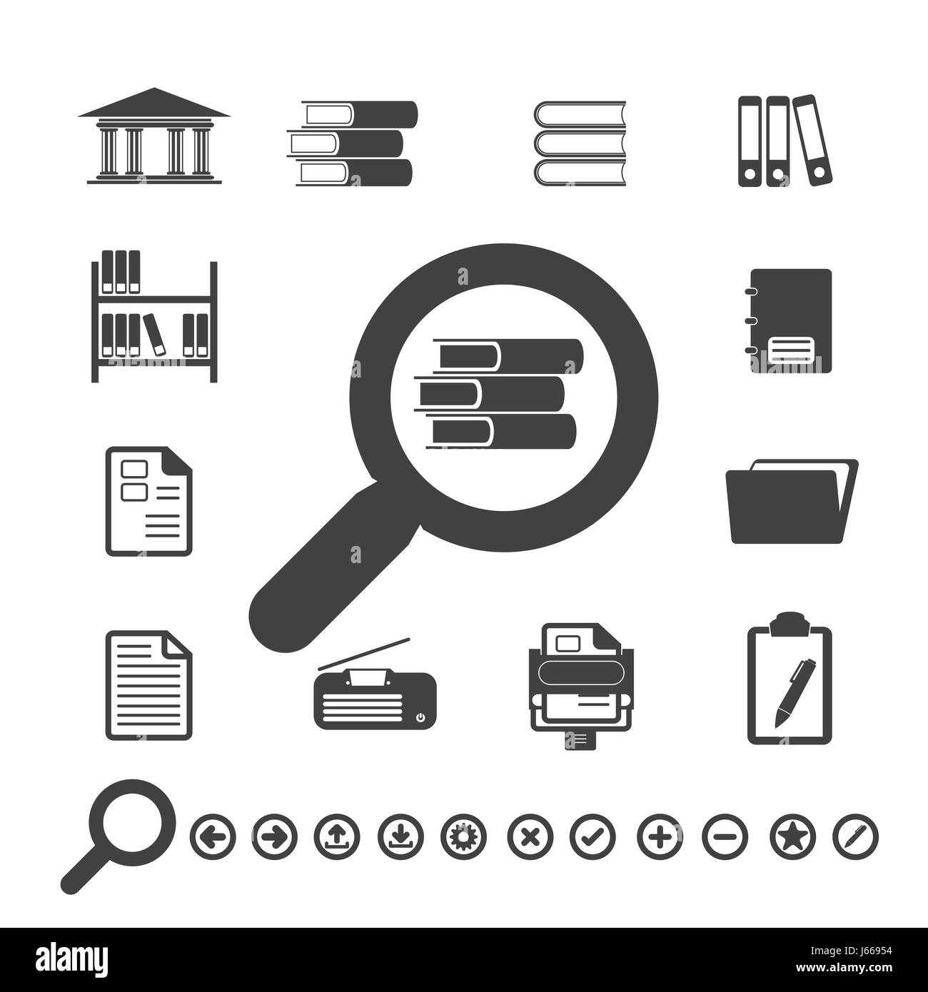 Library file picture Cut Out Stock Images & Pictures - Alamy