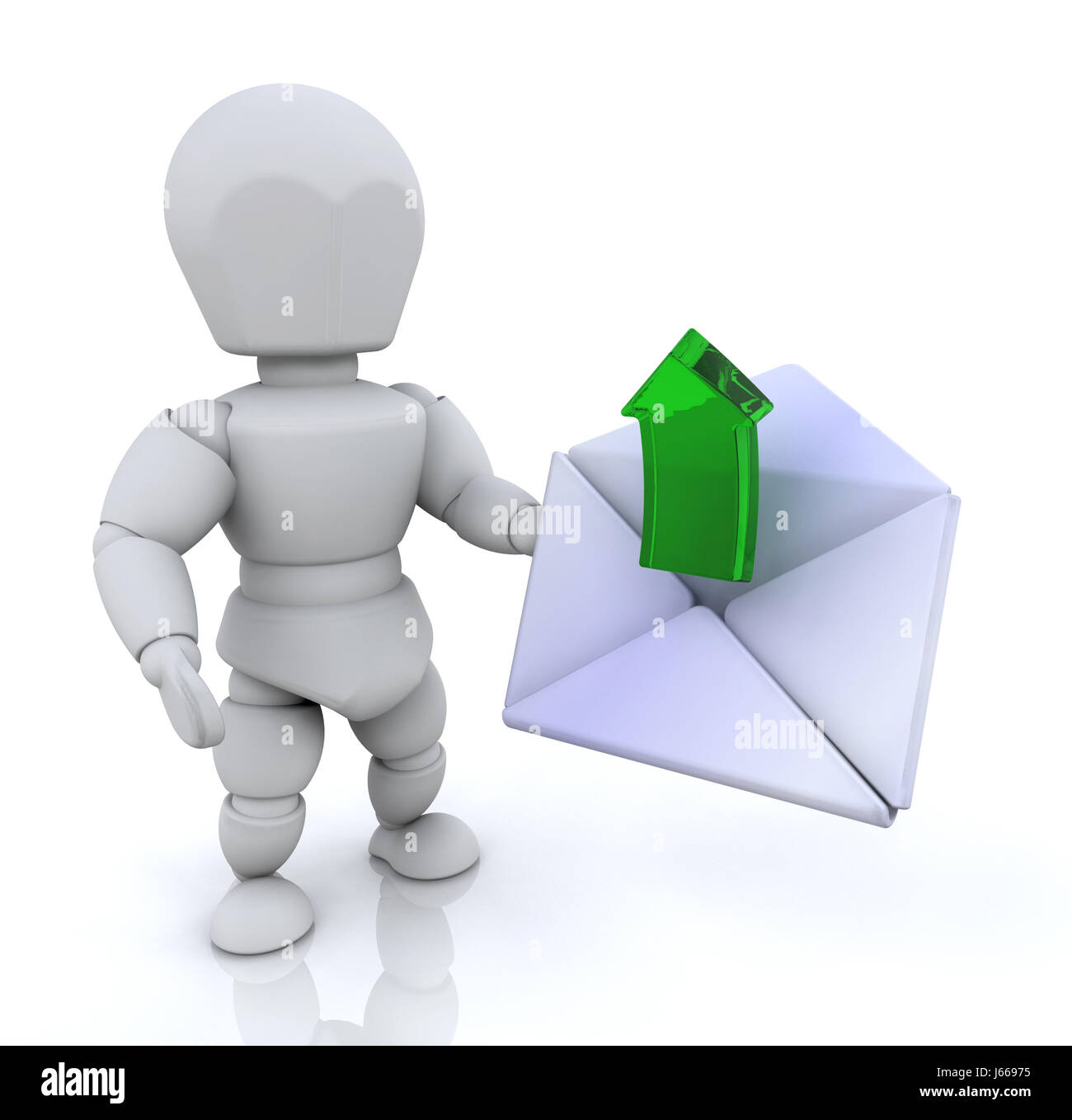 object male masculine person email letter mail envelope mailing render ...