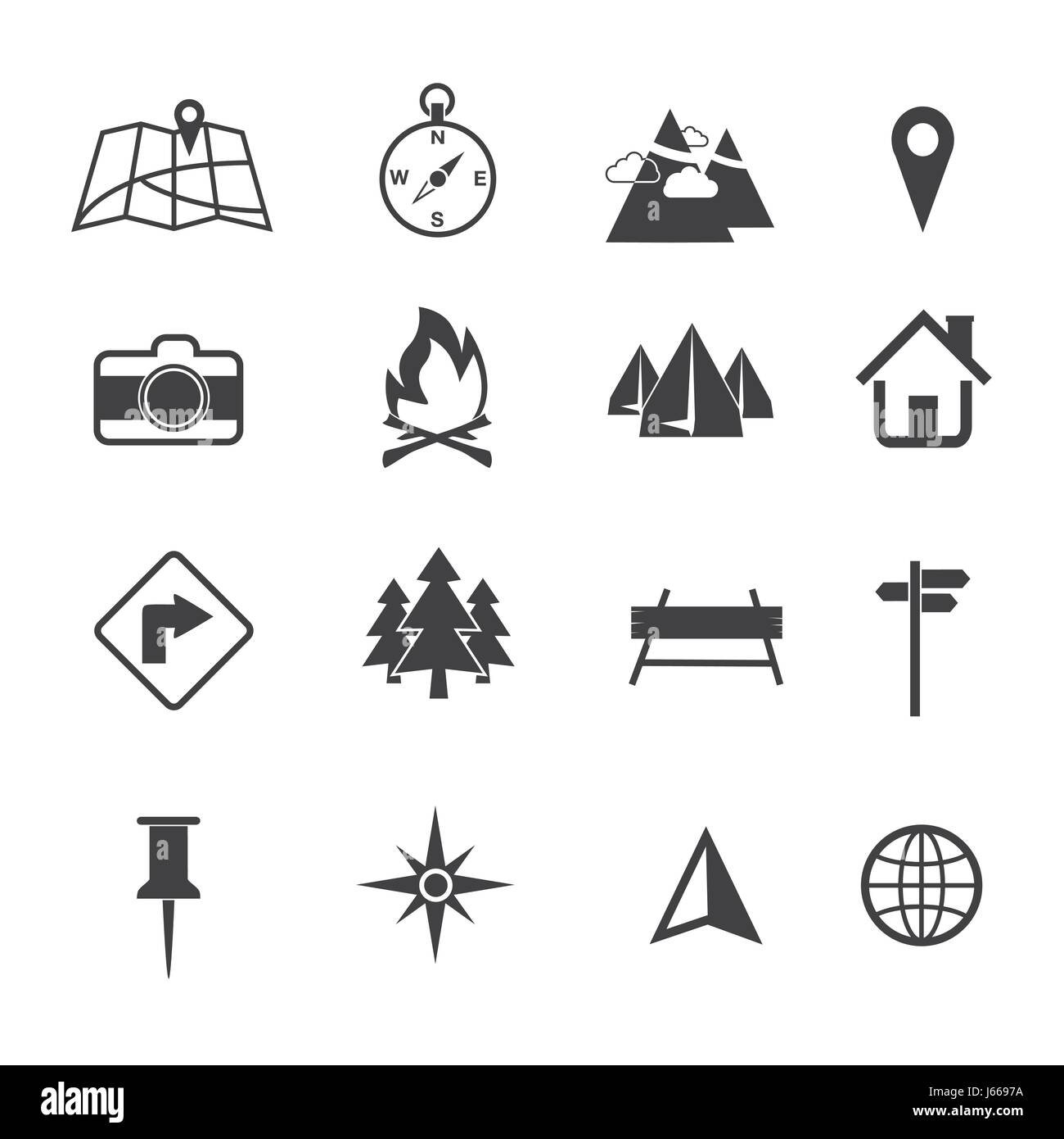 Map icons set, Navigation Stock Vector Image & Art - Alamy Map icons set, Navigation Stock Vector Image & Art - Alamy