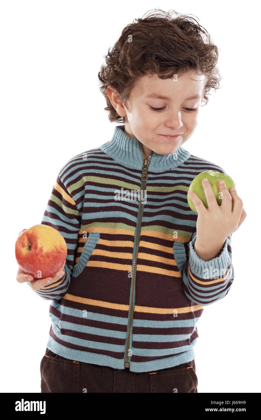 apples apple child eating eat eats two humans human beings people folk ...