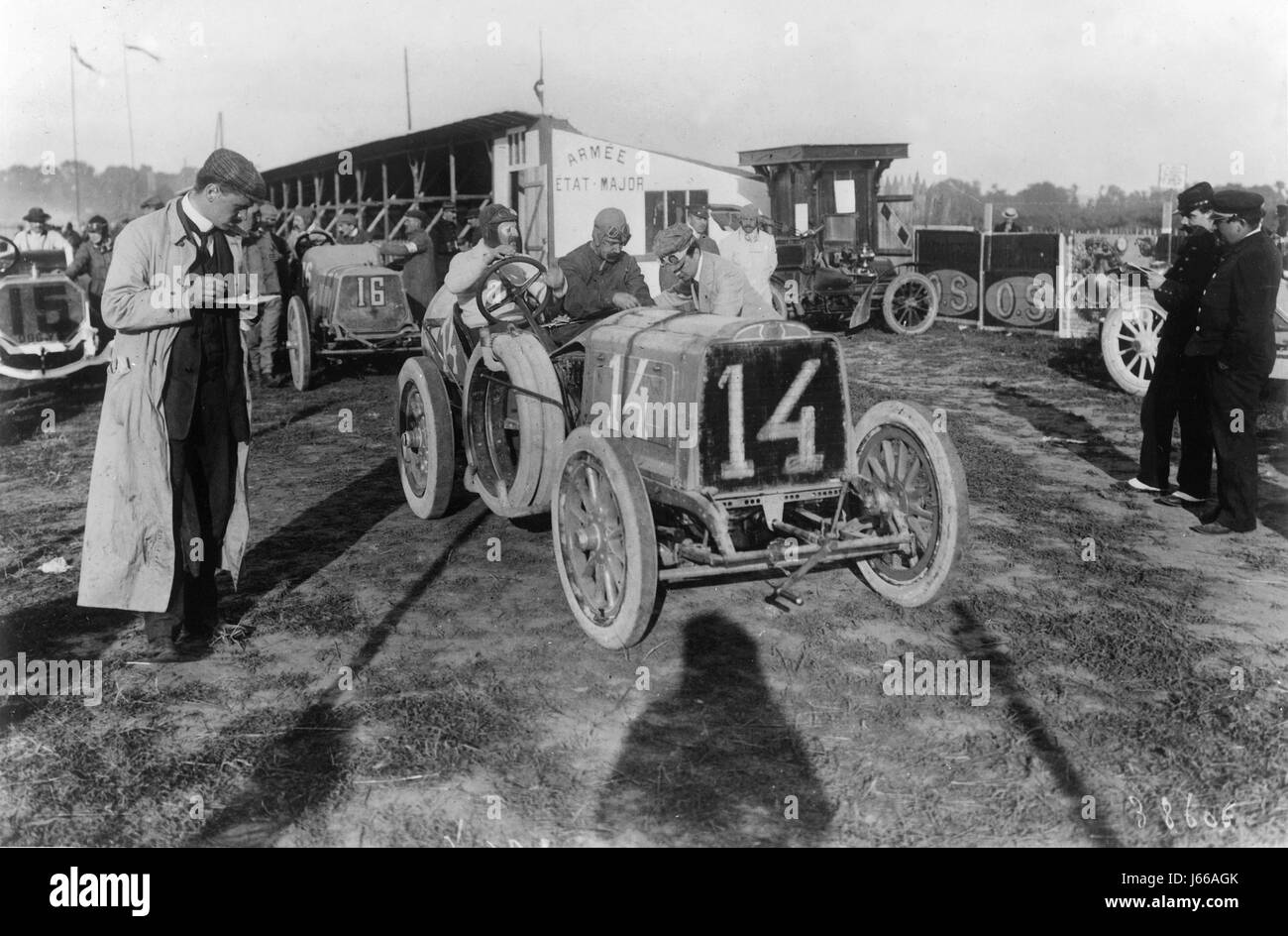 1908 GP De L'ACF, Jenatzy in Mors Stock Photo - Alamy
