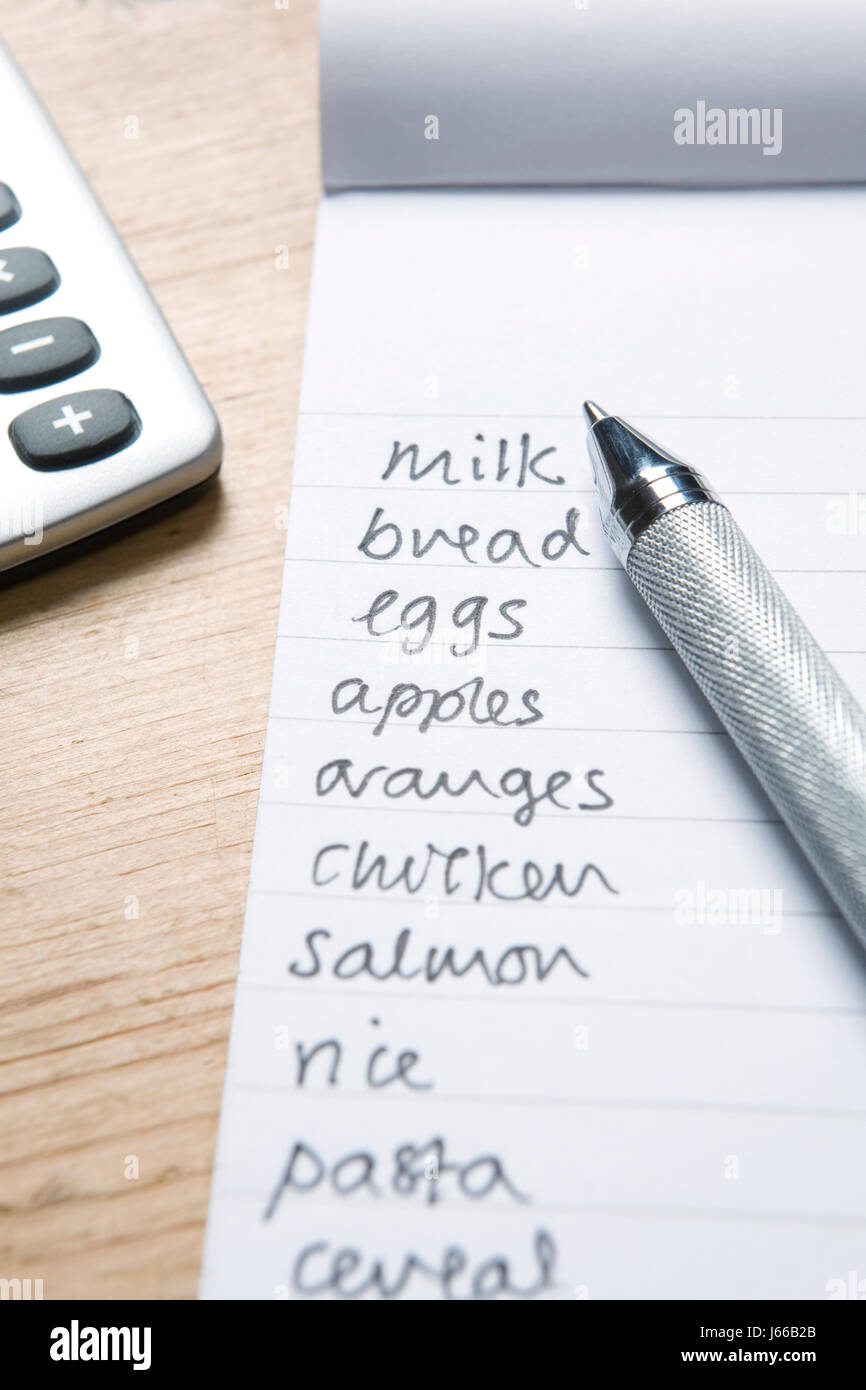 Handwritten list hi-res stock photography and images - Alamy
