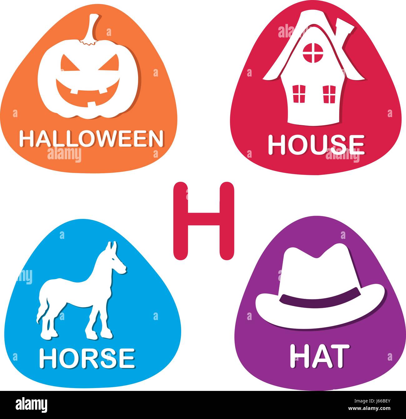 H is for halloween hi-res stock photography and images - Alamy