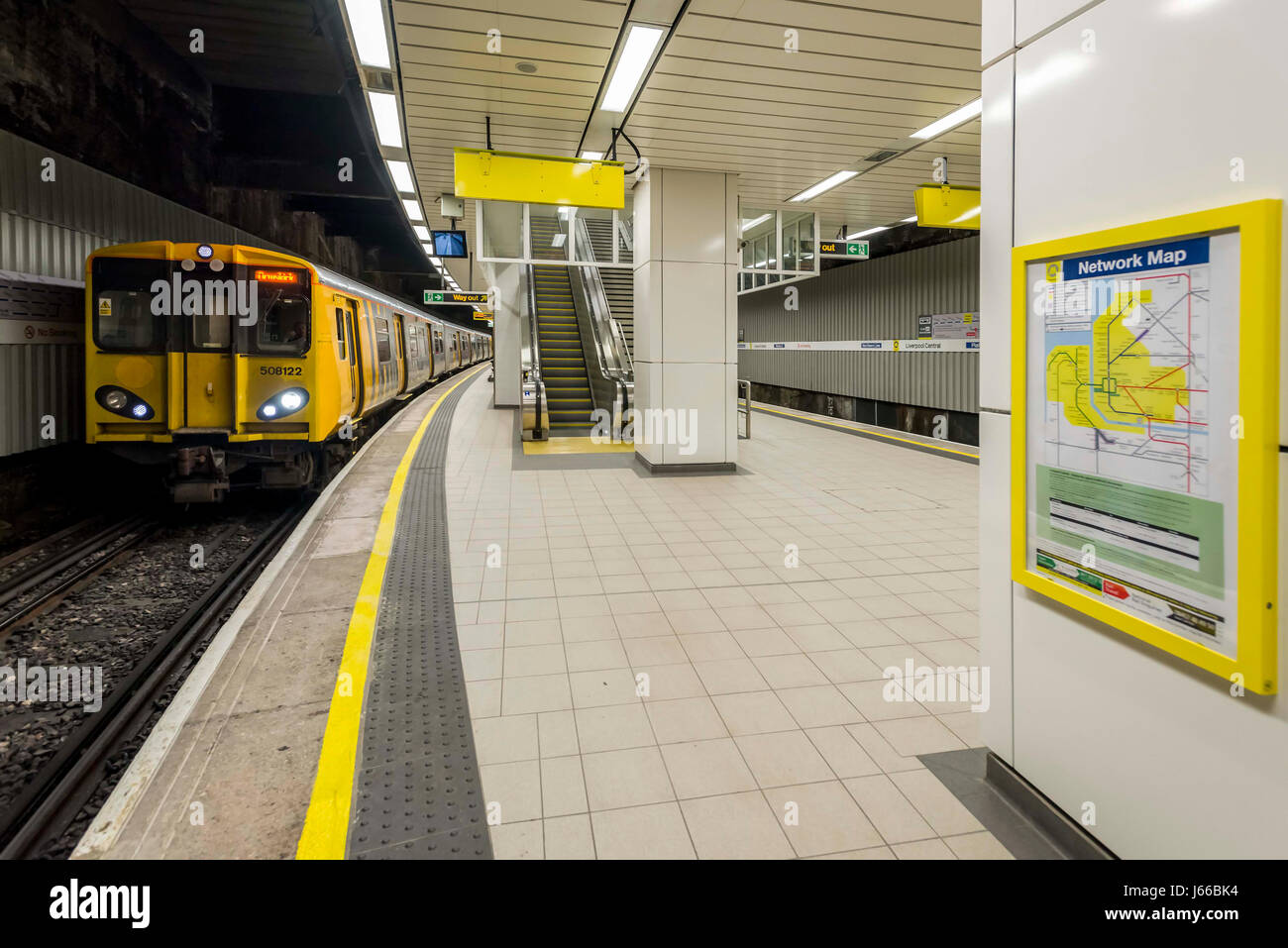Merseyrail underground train hi-res stock photography and images - Alamy