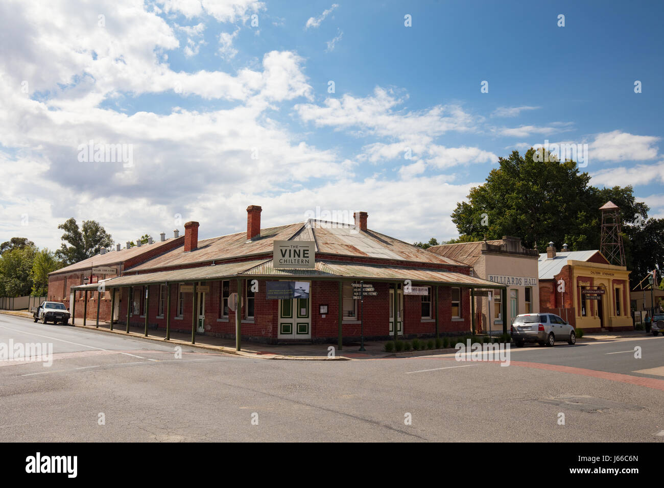Town of Chiltern Victoria Stock Photo - Alamy