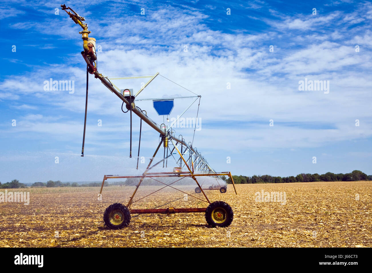 agriculture farming field farm linear machine watering irrigation water ...