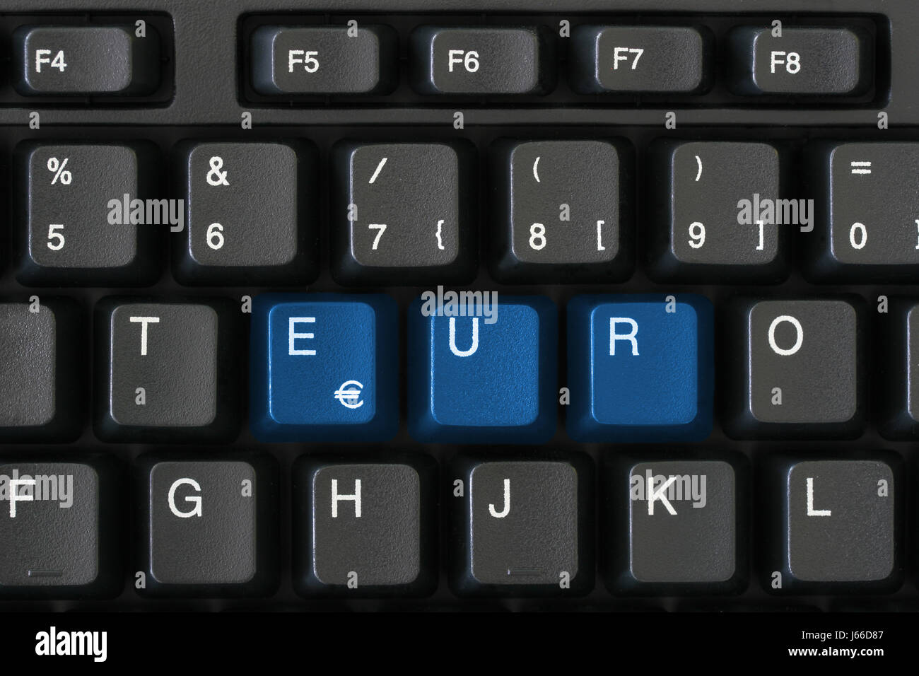 keyboard euro key keyboard PC computers computer business dealings deal ...
