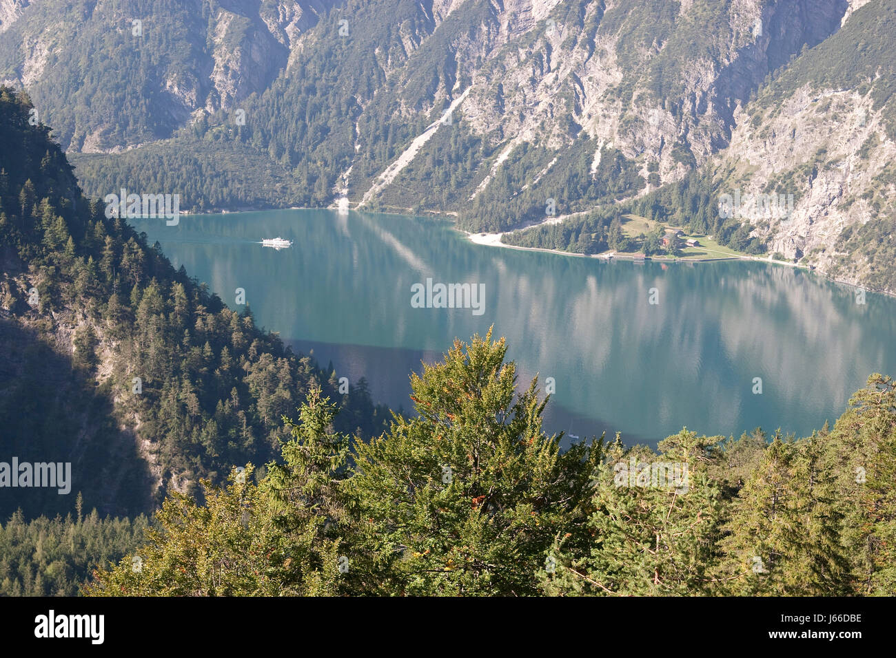 mountains tyrol tree mountains rock scree tyrol salt water sea ocean ...