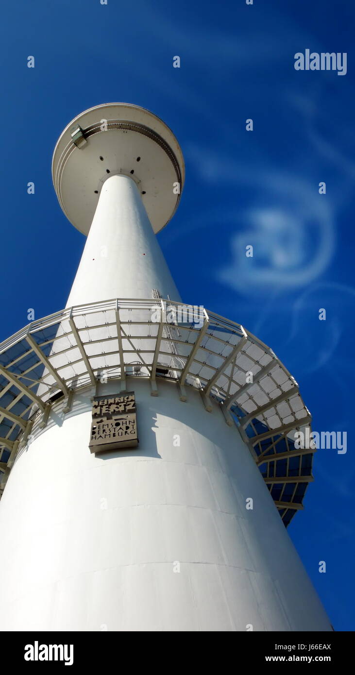 tower hamburg television tower radio tower emblem blue tower metropolis ...