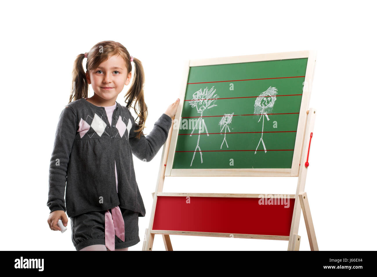 Child girl schoolgirl schoolchild Cut Out Stock Images & Pictures - Alamy
