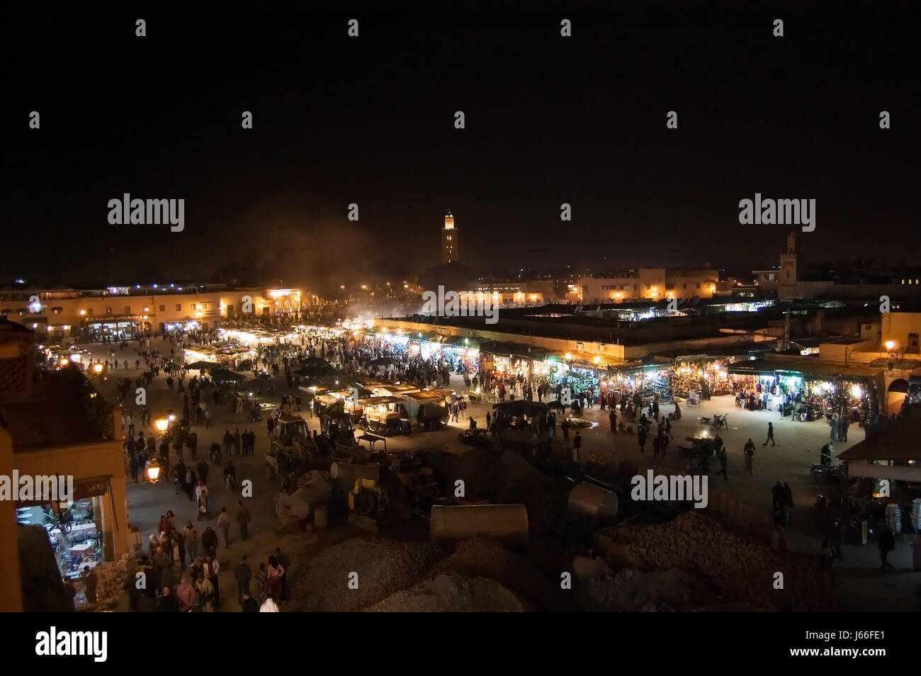 night nighttime square morocco humans human beings people folk persons ...