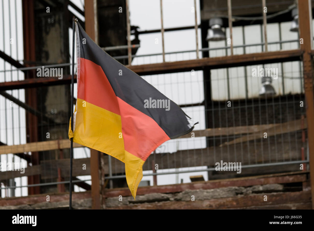 fence flag scaffold scaffolding hoarding construction site shine shines ...