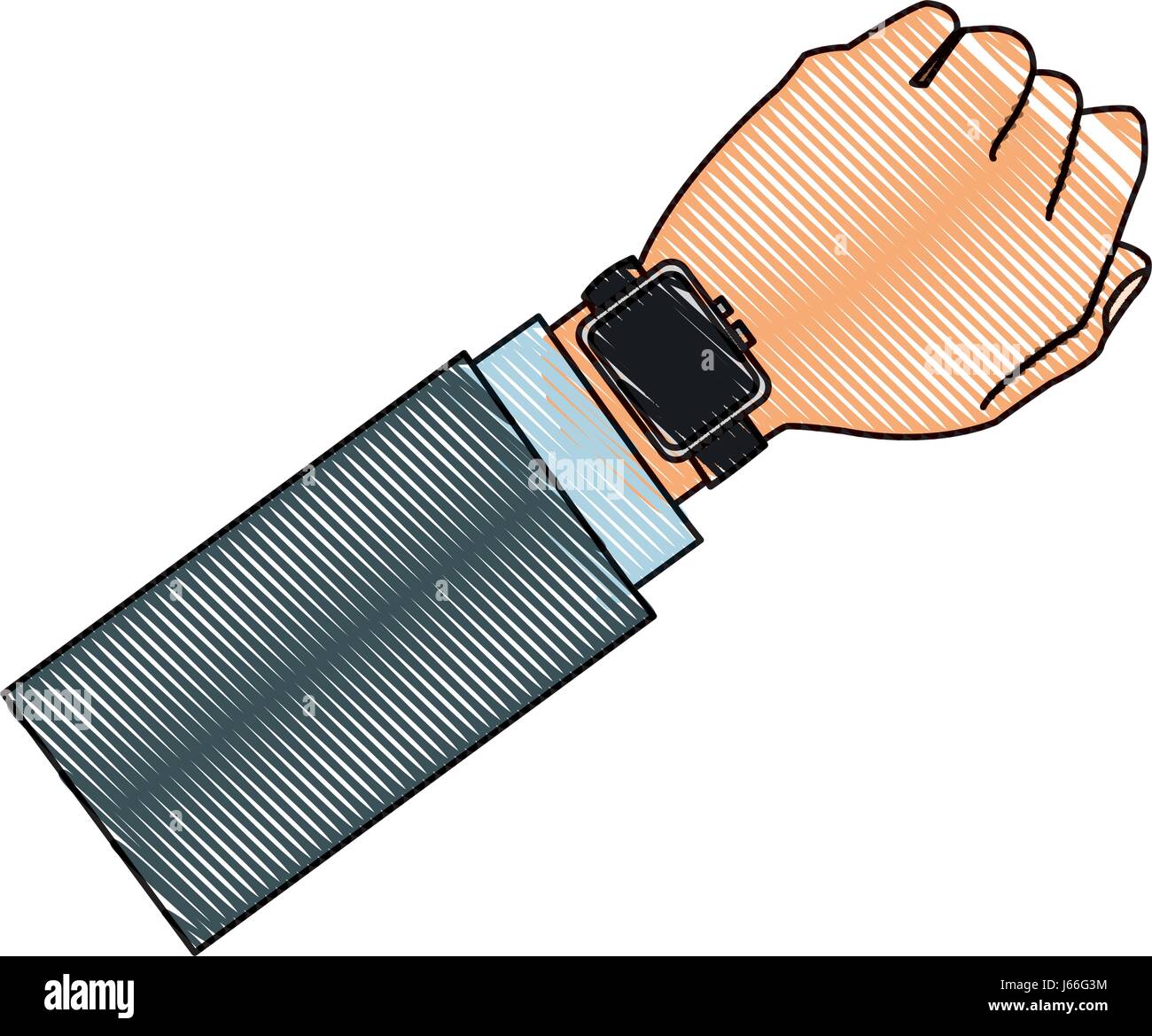 Stylish man new technology Stock Vector Images - Alamy