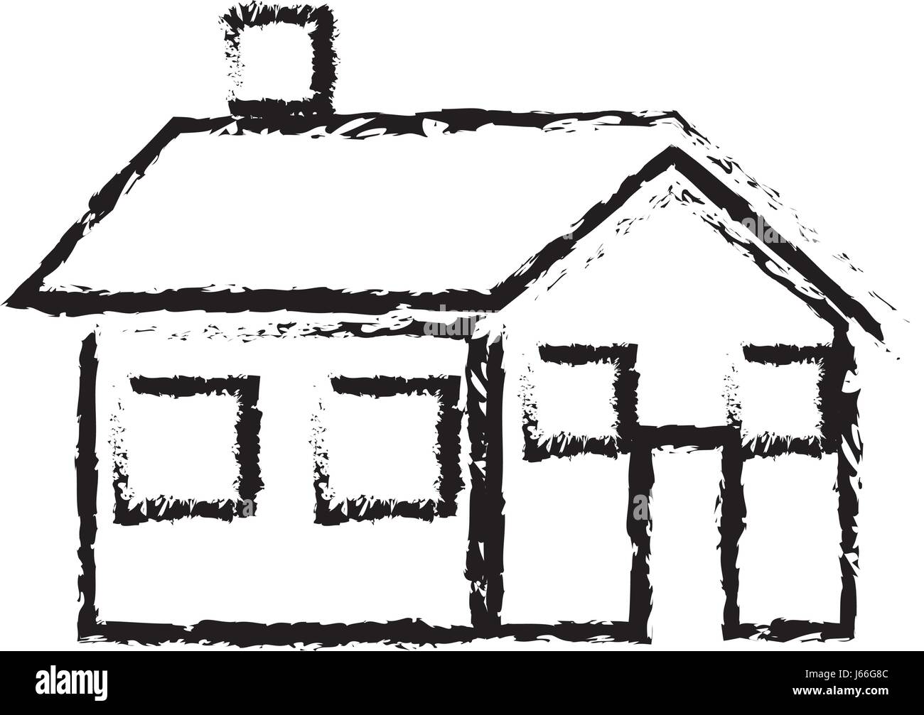 sketch house home real state architecture Stock Vector Image & Art - Alamy