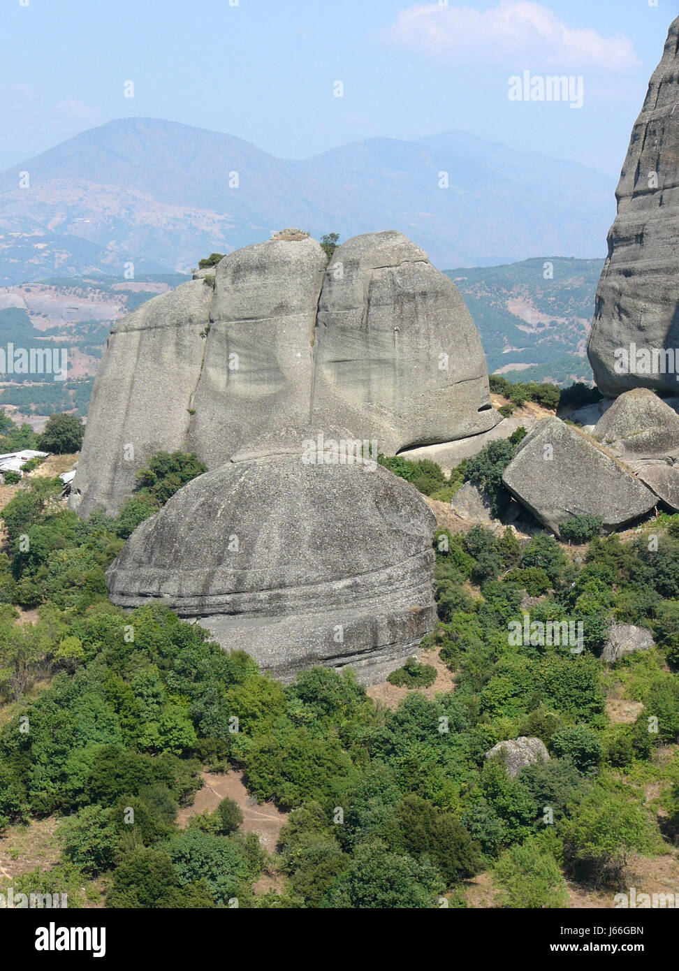 granite formations - meteora Stock Photo - Alamy