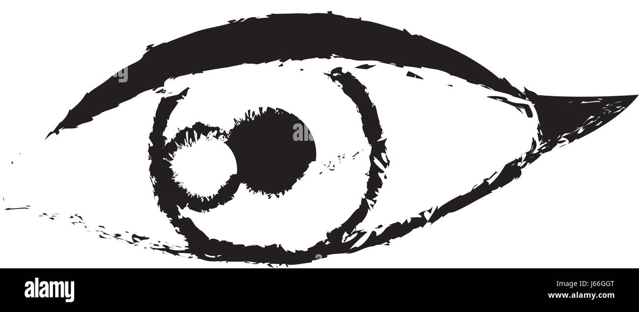 female eye optic cartoon icon sketch Stock Vector Image & Art - Alamy