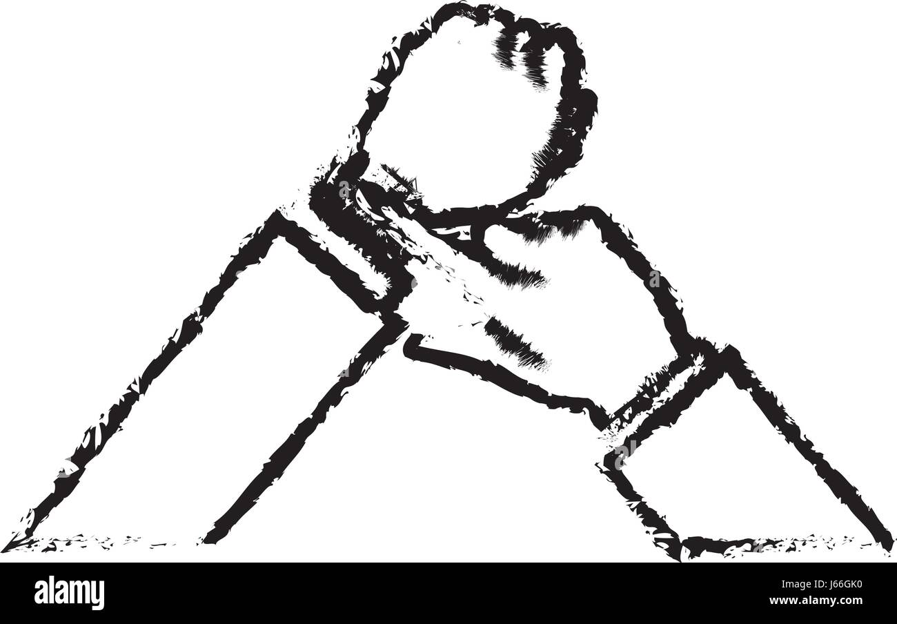 hands man business touch smart technology sketch Stock Vector Image ...