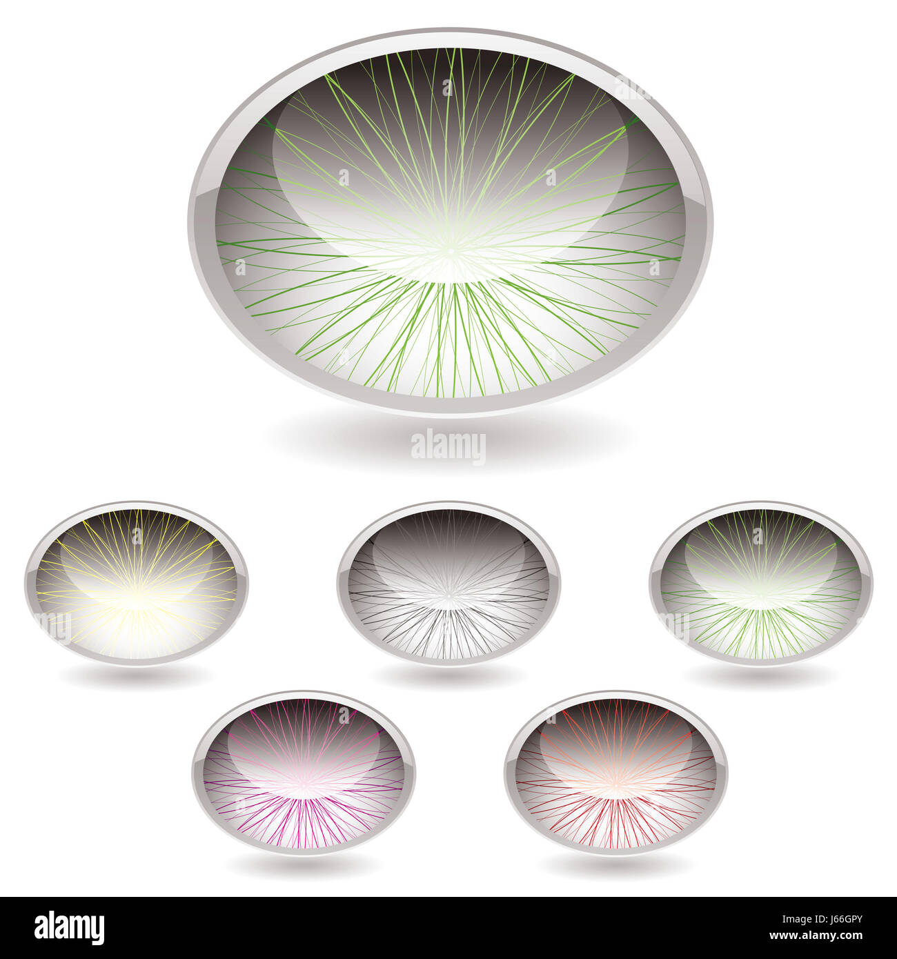 Oval green button hi-res stock photography and images - Alamy