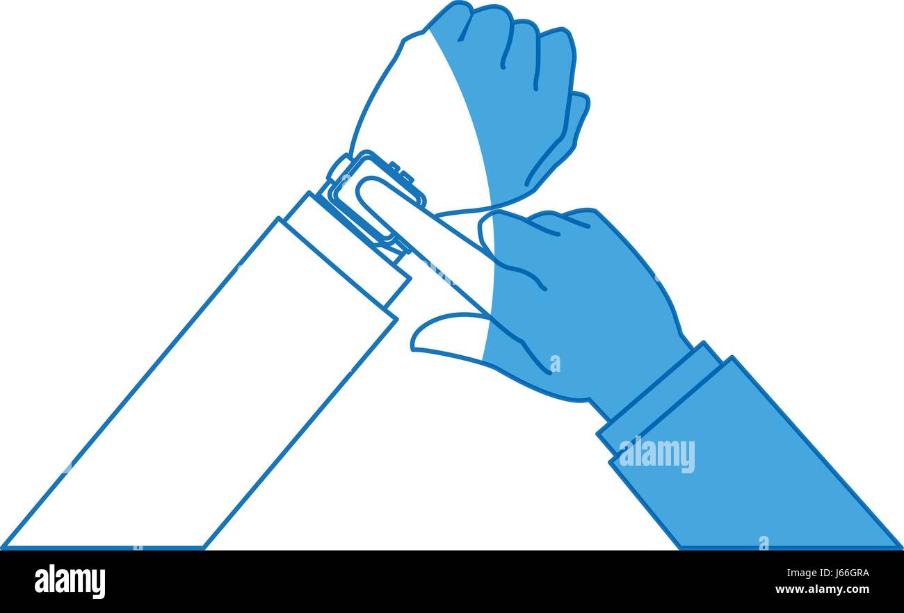 Man holding laptop smart Stock Vector Images - Alamy