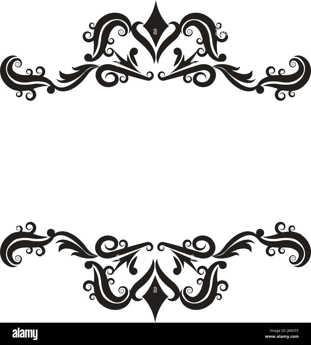vignette decorative crest ornate flourish Stock Vector Image & Art - Alamy