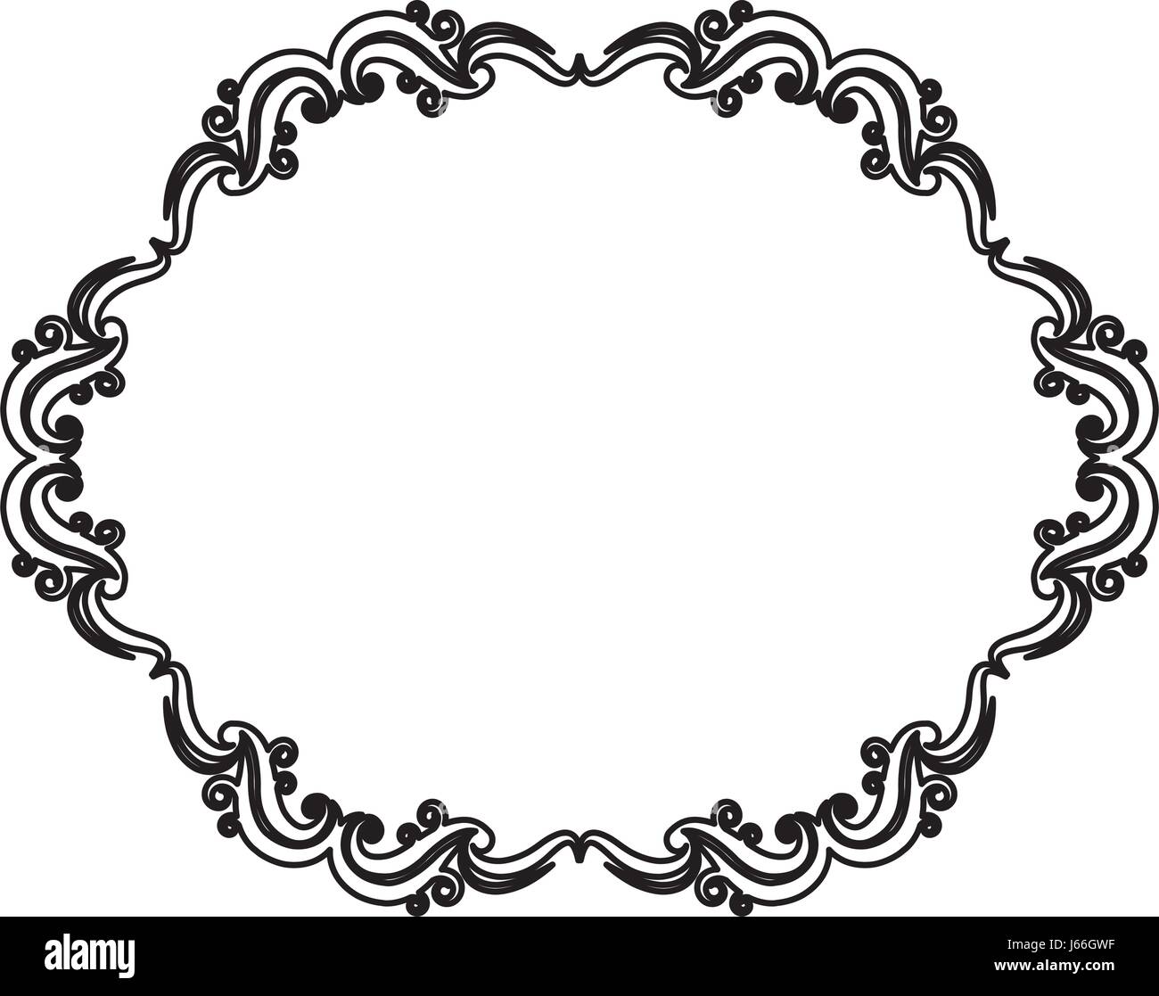 vintage border frame decoration romantic Stock Vector Image & Art - Alamy