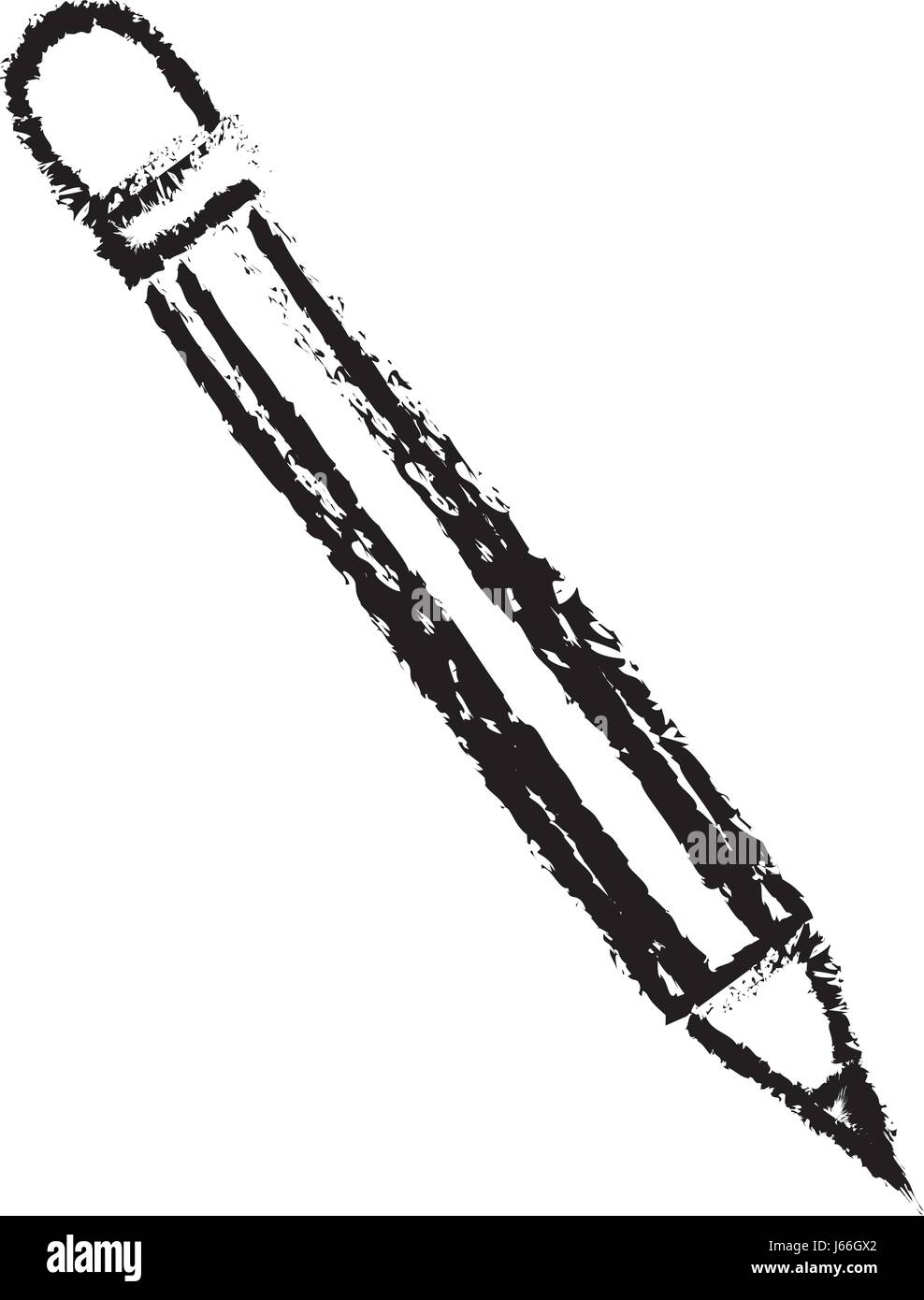 sketch pencil write wooden utensil Stock Vector Image & Art - Alamy